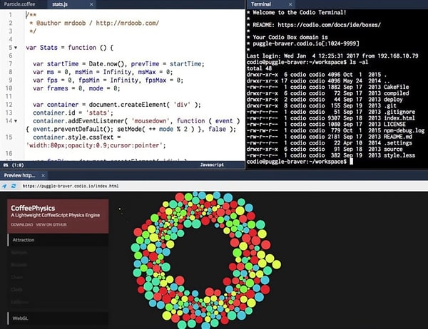 Online IDE | Edit, Compile, & Run Code | Codio